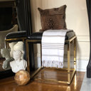 Mercer41 Ellington 18'' Wide Faux Leather Square Standard Ottoman & Reviews | Wayfair